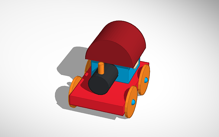 3D design tren | Tinkercad