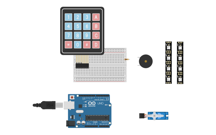 Circuit Design Arduino Activated Safe Lock System Ite Tinkercad