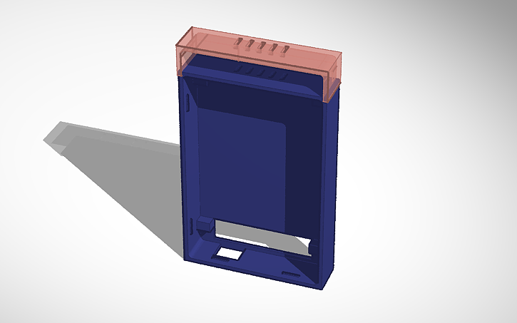 3D design WT32-SC01 Plus case with top cover for sensor - Tinkercad