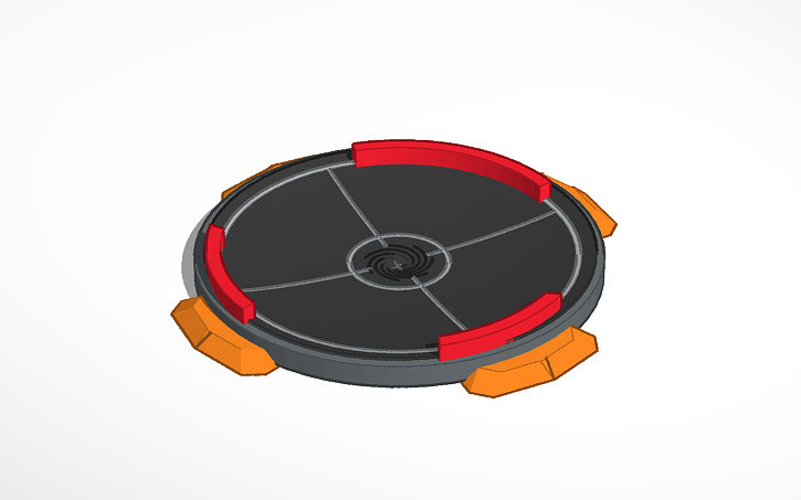 3D design BeyBlade Burst Stadium - Tinkercad