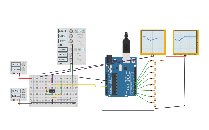 Circuit design Copy of ADC to DAC | Tinkercad