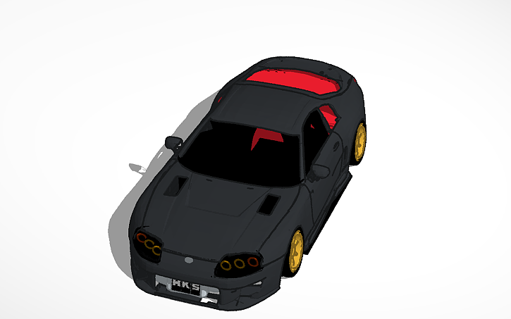 3D design mk-4 toyota supra | Tinkercad