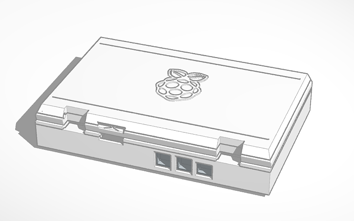 3D design Raspberry Pi Laptop - Tinkercad