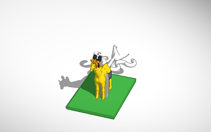 3D design Giraffe - Tinkercad