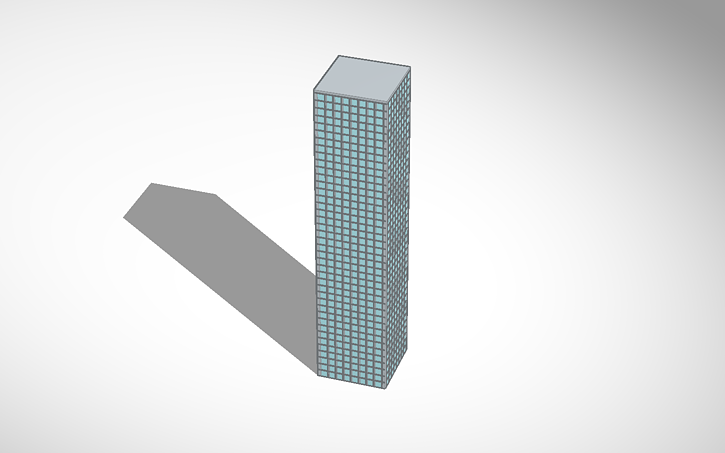 3D design Skyscraper - Tinkercad