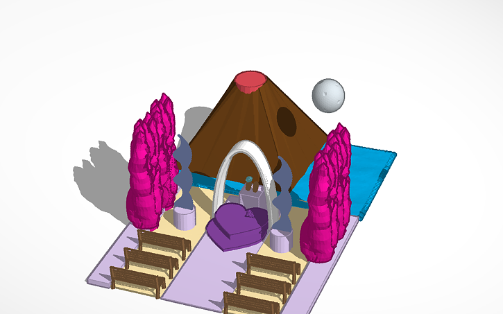 3D design Wedding - Tinkercad