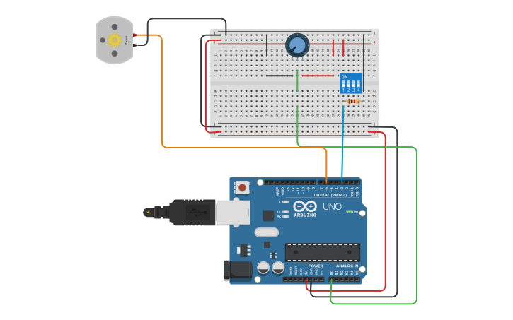 Circuit design Test 2 - Landen Caldwell | Tinkercad