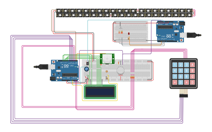 Circuit design Projeto CDM - Tinkercad