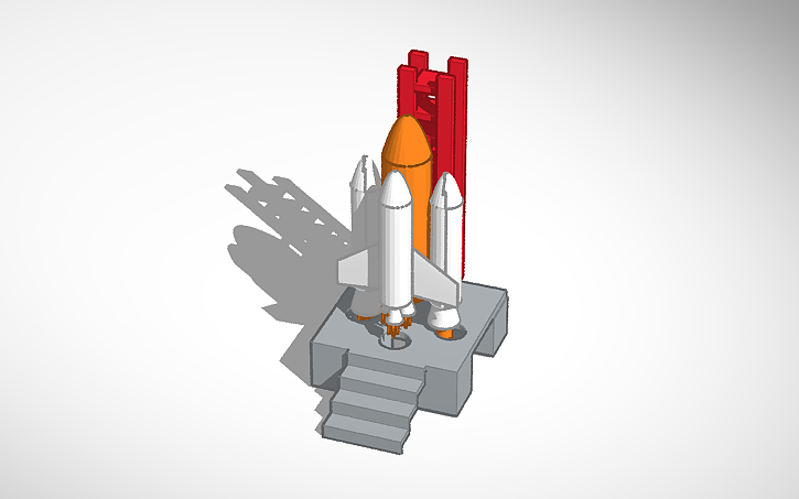 3D design Space shuttle - Tinkercad