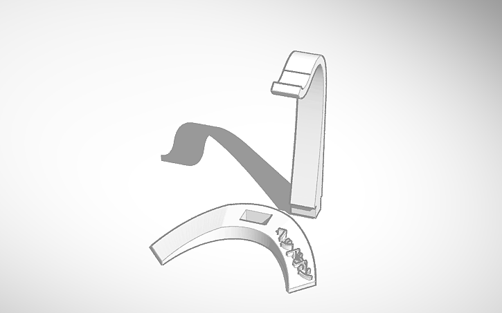 3D design Headphone Stand Design 2 | Tinkercad