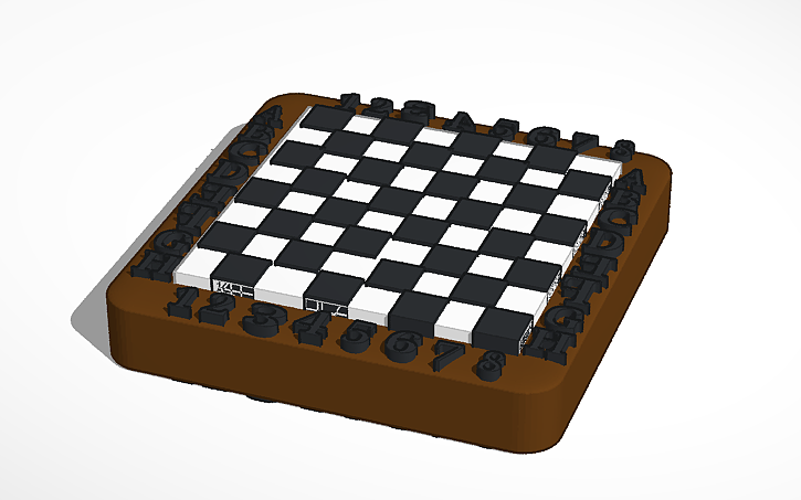 3D design CHESS - Tinkercad