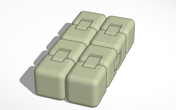 3D design Infinity cube - Tinkercad