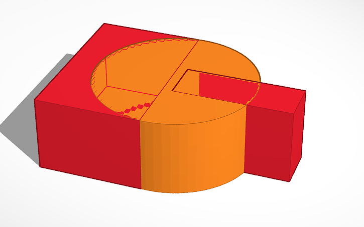 3D design limit switch - Tinkercad