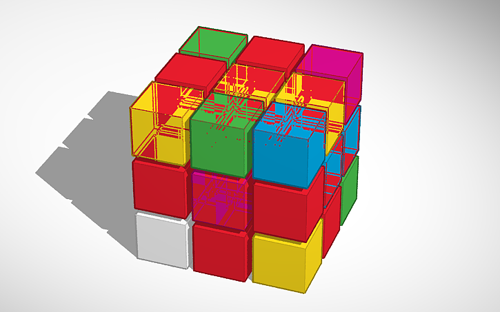 3D design Cubo di rubik-11/03/23 - Tinkercad