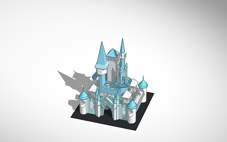 3D design castle - Tinkercad