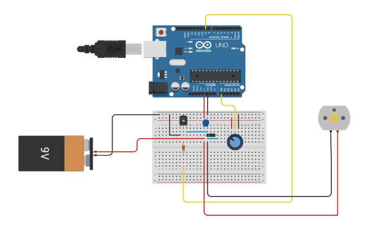 Circuit design Controle de la vitesse d'un moteur (potentiomètre ...