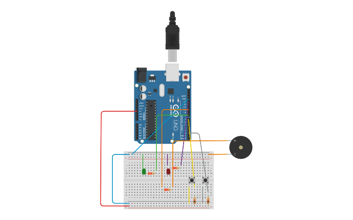 Circuit design buzz wire game - Tinkercad