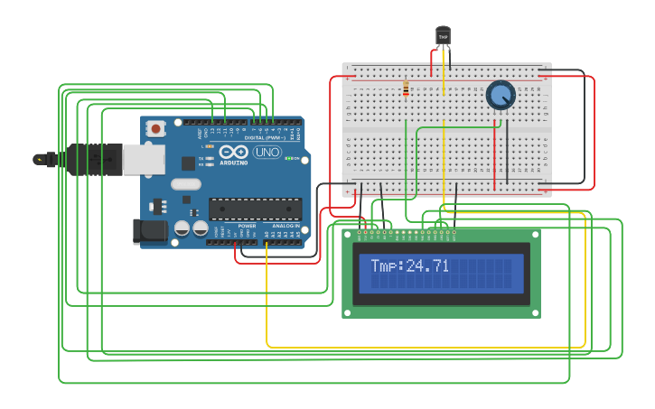 Circuit Design 1721168 Temp Sensor Tinkercad