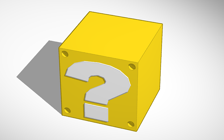 3D design ? Mario Box - Tinkercad