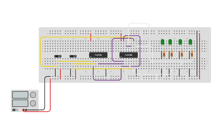 Circuit design lab 7 q1 | Tinkercad