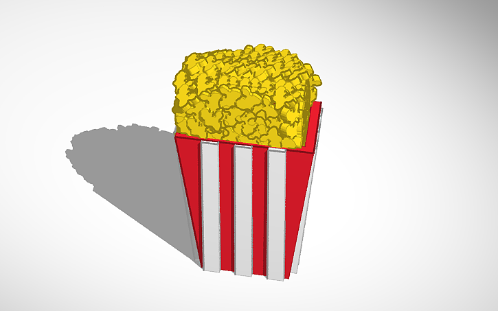 3D design Popcorn | Tinkercad