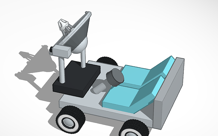 3D design om's moon rover | Tinkercad