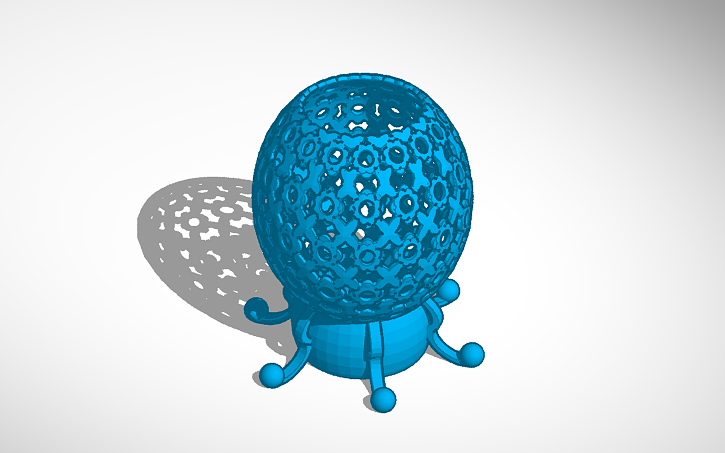 3D design lamp - Tinkercad