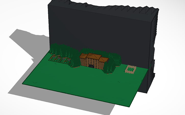 3D design Haunted House - Tinkercad