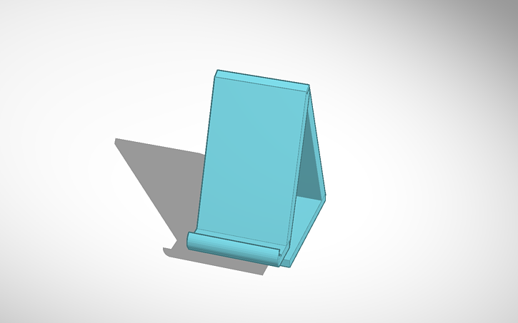 3D design Phone Stand - Tinkercad