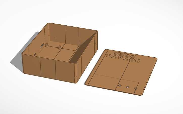3D design Raspberry Pi Zero Case Extended - Tinkercad