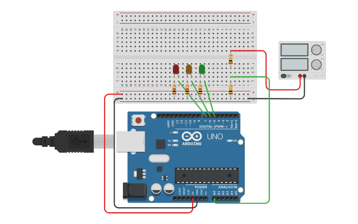 Circuit design Lab 7 - Tinkercad