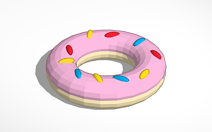 3D design Donut - Tinkercad