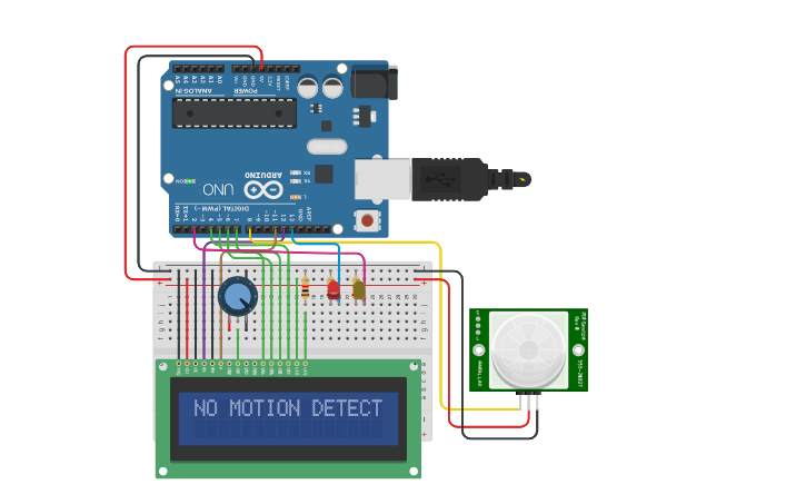 Circuit design Act 6 - Moving-Object - Tinkercad