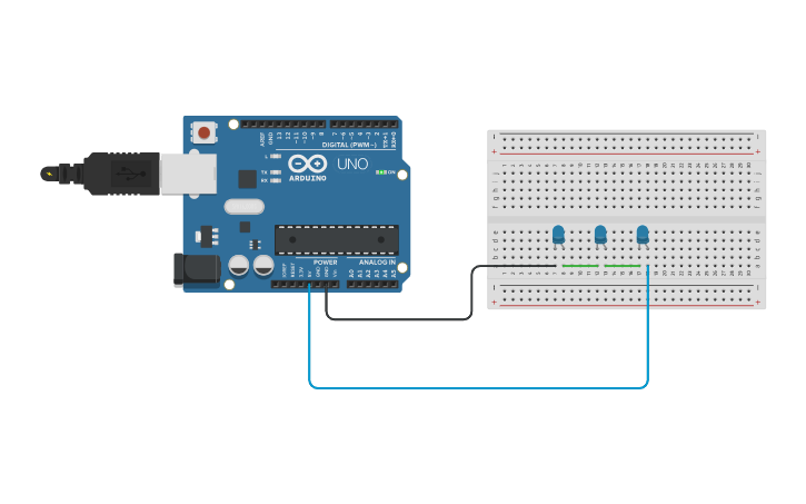 Circuit design Circuito en serie (Arduino UNO) Martin Ortiz - Tinkercad
