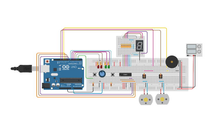 Circuit design miniproyecto | Tinkercad Circuit design miniproyecto | Tinkercad