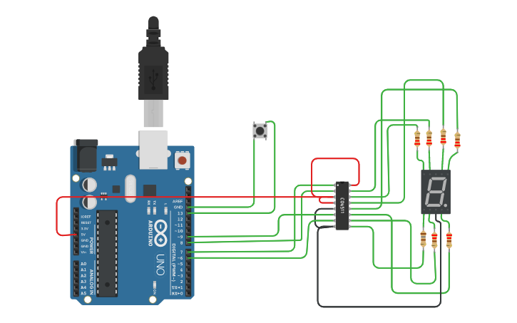 Circuit Design Display 7 Segmentos Arduino Tinkercad Images