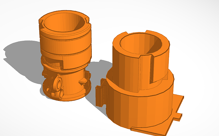 3D Design Raider Alpha Trooper Barrel Attachement Tinkercad 3D Design Raider Alpha Trooper Barrel Attachement Tinkercad