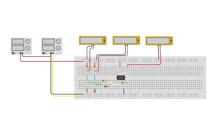 Circuit design rel 7 ex 1 - Tinkercad