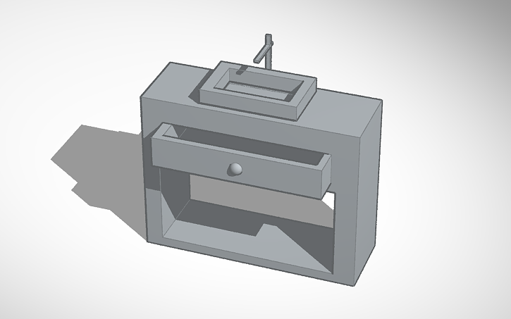 3D design Lava manos - Tinkercad