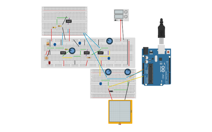 Circuit design Heart Beat - Tinkercad