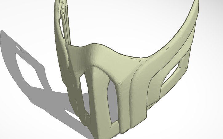 3D design Sub-sero mask - Tinkercad
