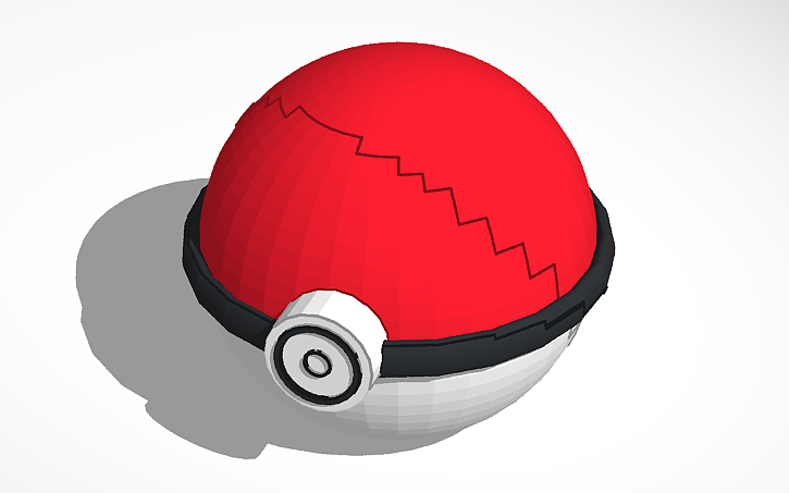 3D design pokemon ball | Tinkercad