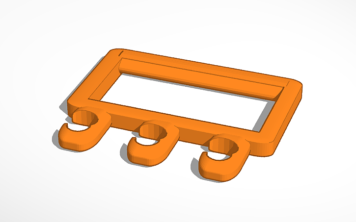 3D design Bag holder - Tinkercad