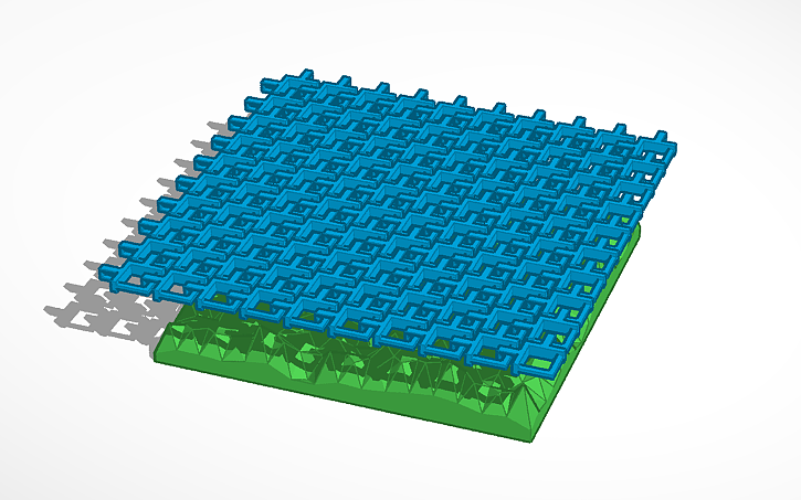 3D design Flexible Fabric in Sim Lab - Tinkercad