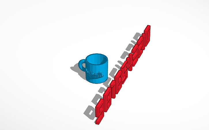 3D design cup - Tinkercad
