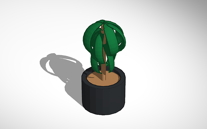 3D design Potted Tree - Tinkercad