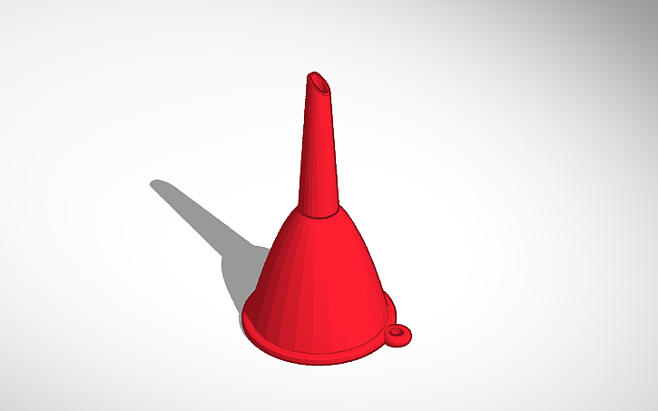 3D design Funnel - Tinkercad