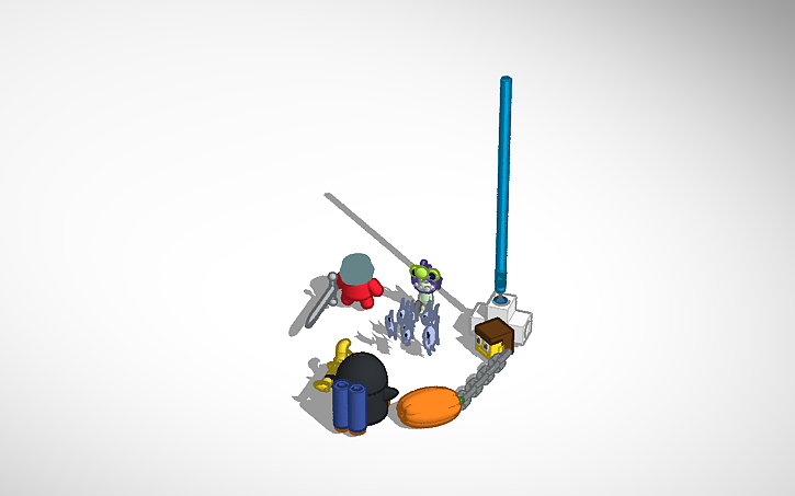 3D design fight 1 - Tinkercad