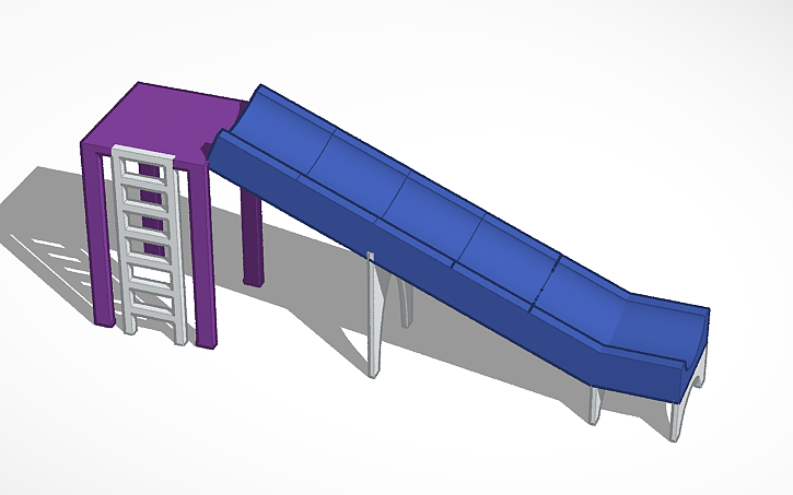 3d Design Slides Kaydırak Tinkercad