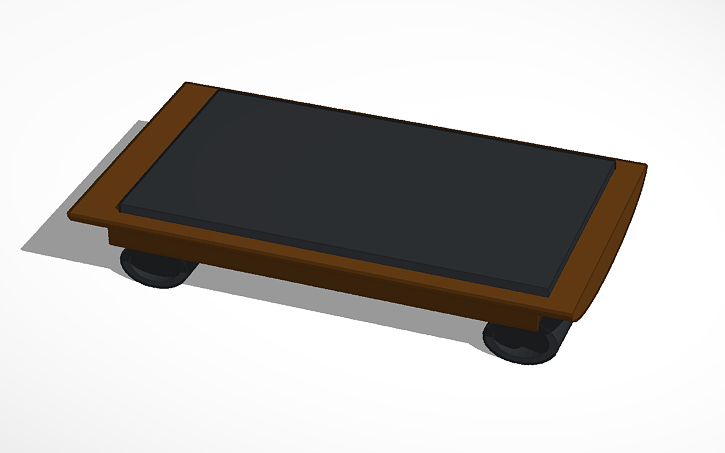 3D design tech deck - Tinkercad